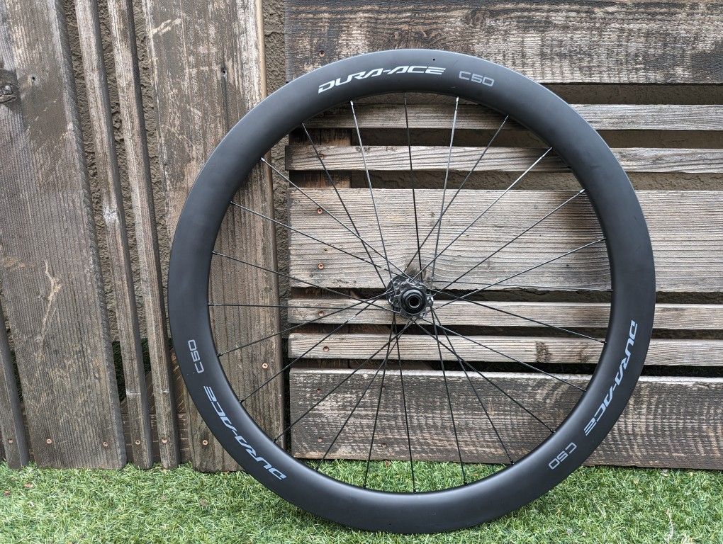 Shimano Dura Ace C50 WH-R9270 Carbon Front Wheel 50mm Deep for Sale in ...