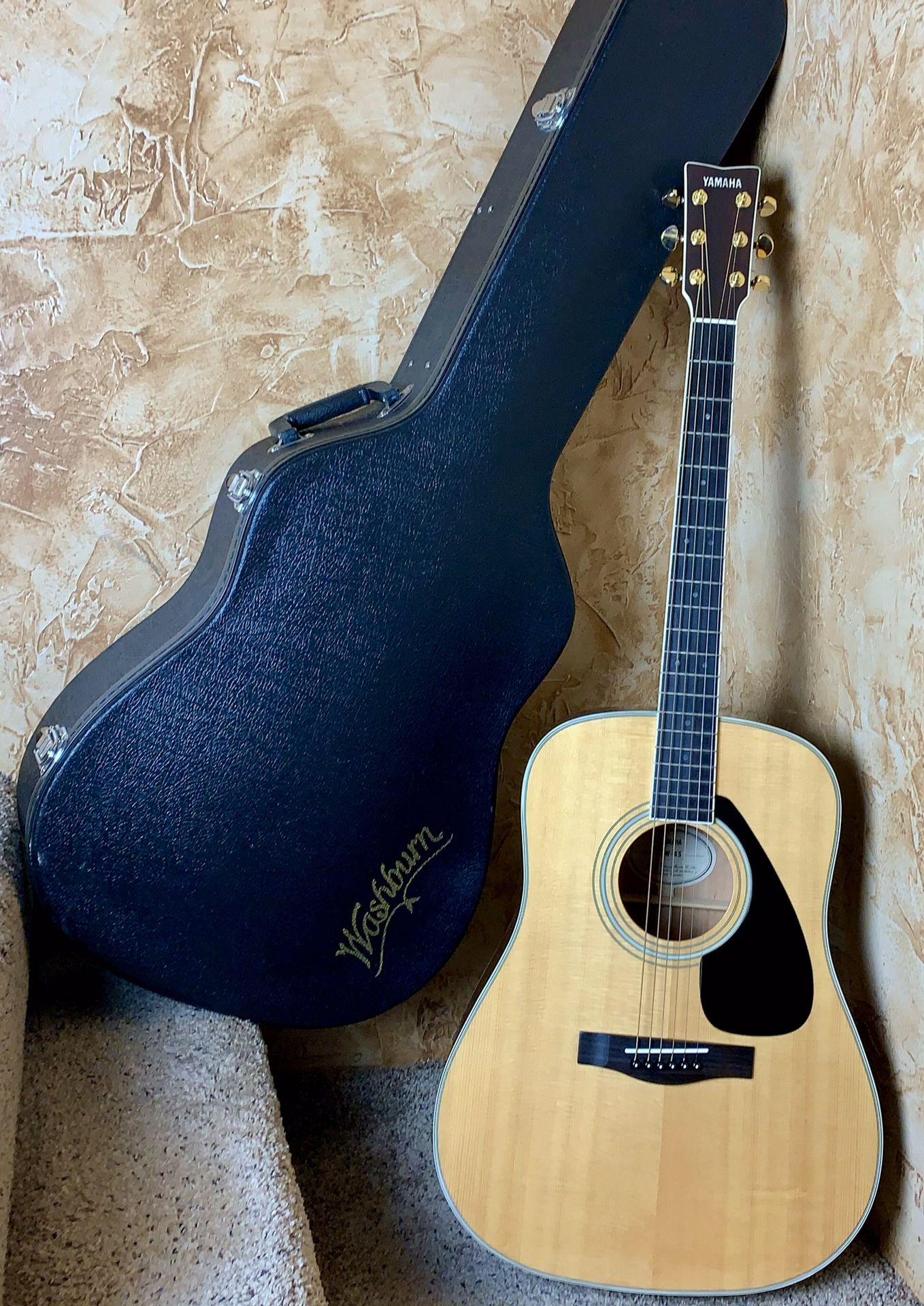 Vintage Yamaha DW-4S Full-size Dreadnought Natural Color Acoustic ...