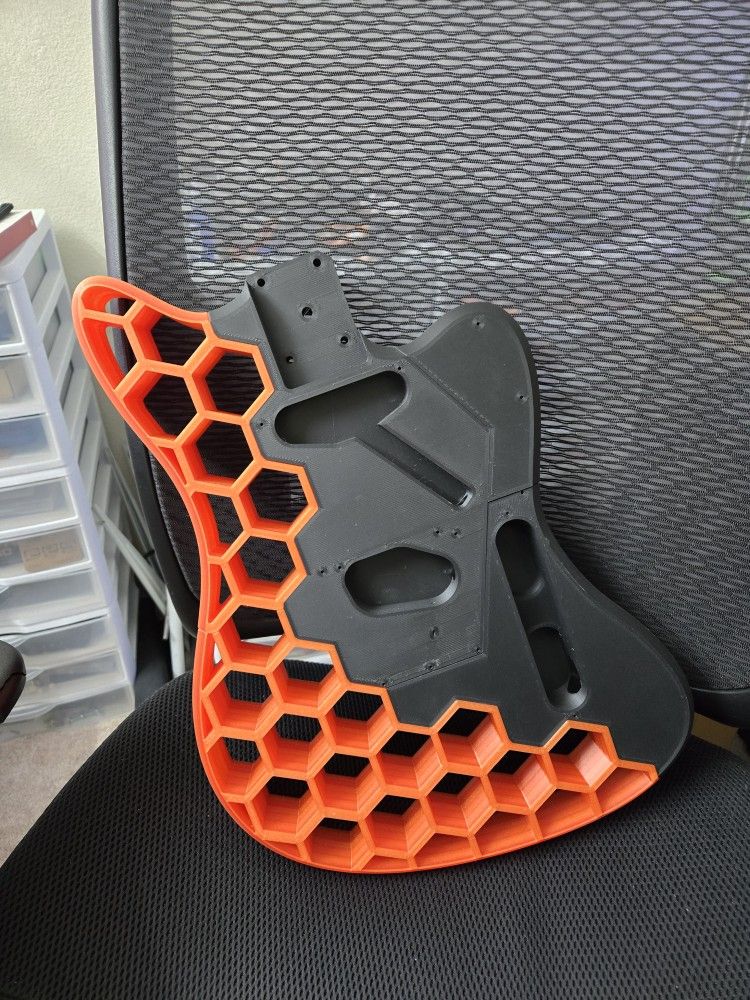 [VeroArc] Custom 3D Printed Guitar Body (Prusacaster) for Sale in Las ...