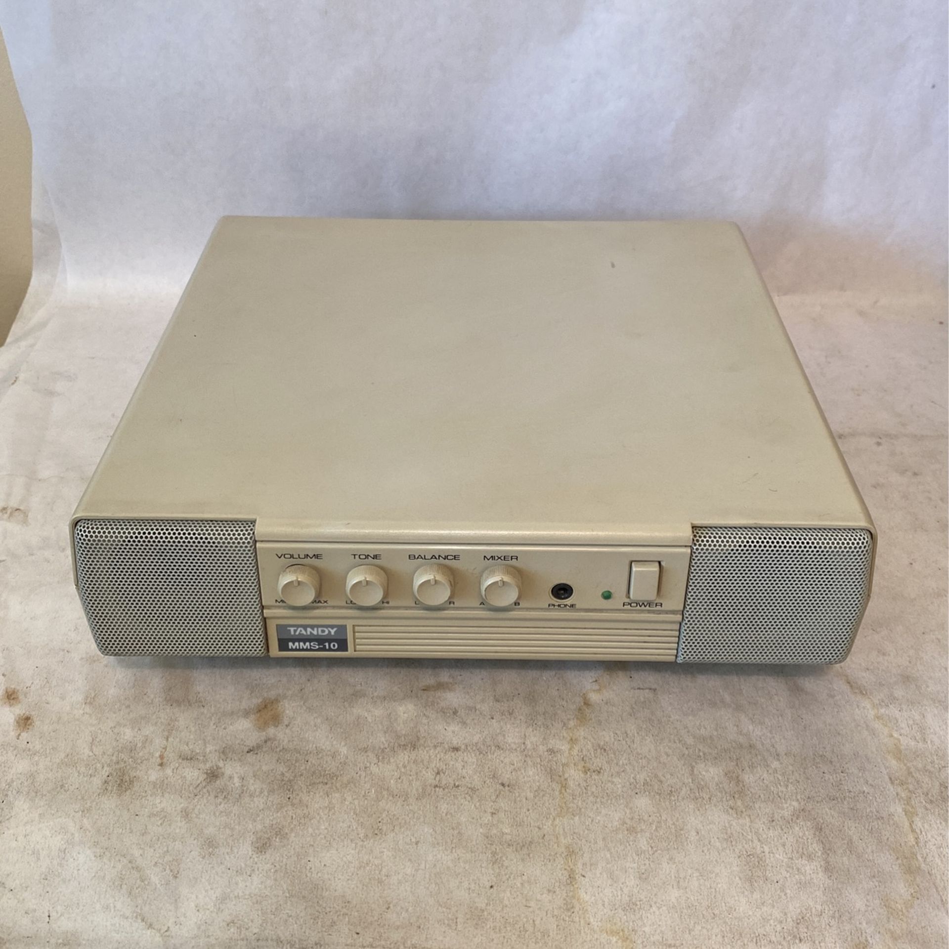 Vintage Tandy MMS-10 Amplified Speaker System 25-1096 Tested & Working ...