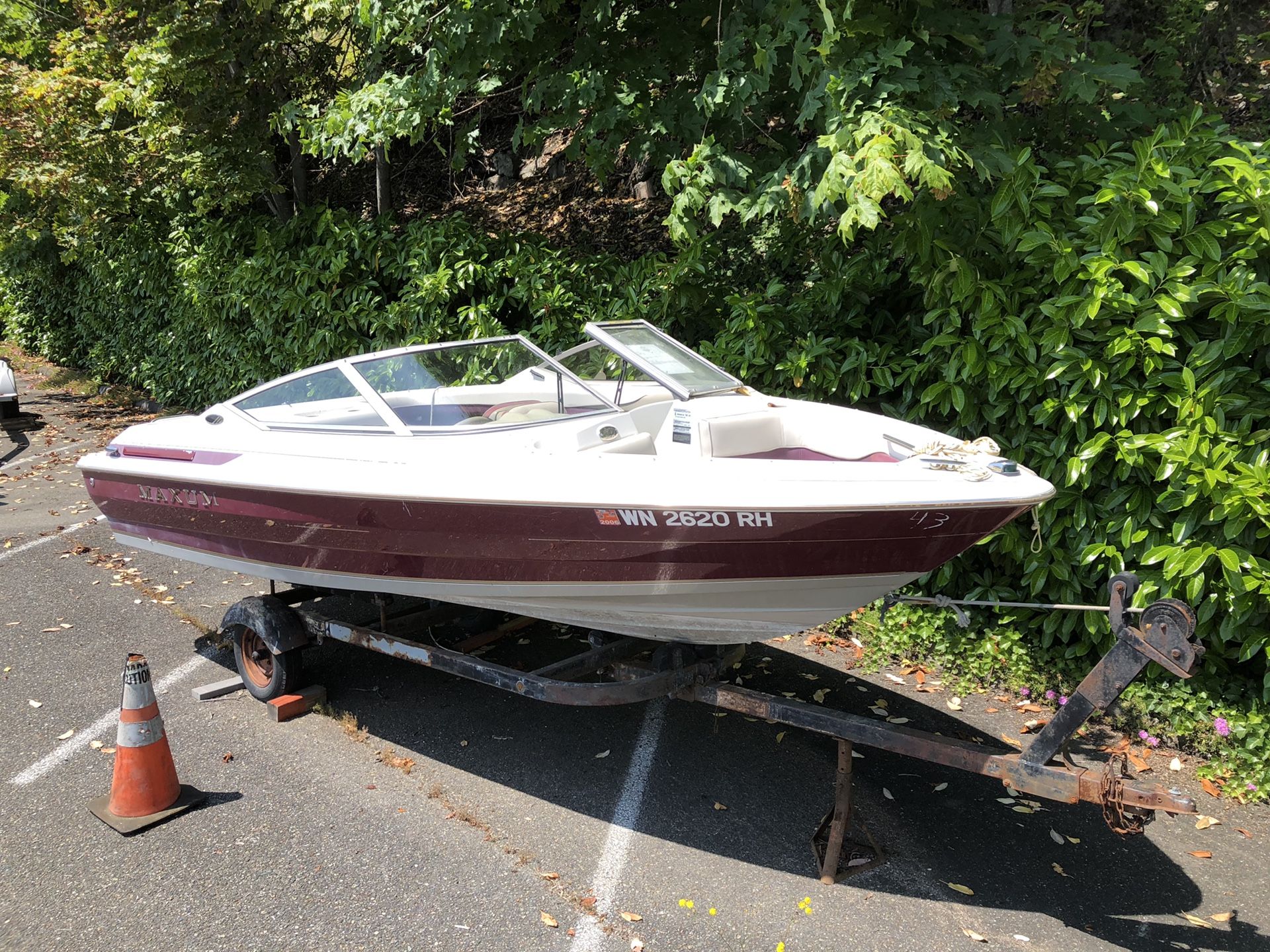 1998 Maxum 17’ power boat for Sale in Tacoma, WA - OfferUp