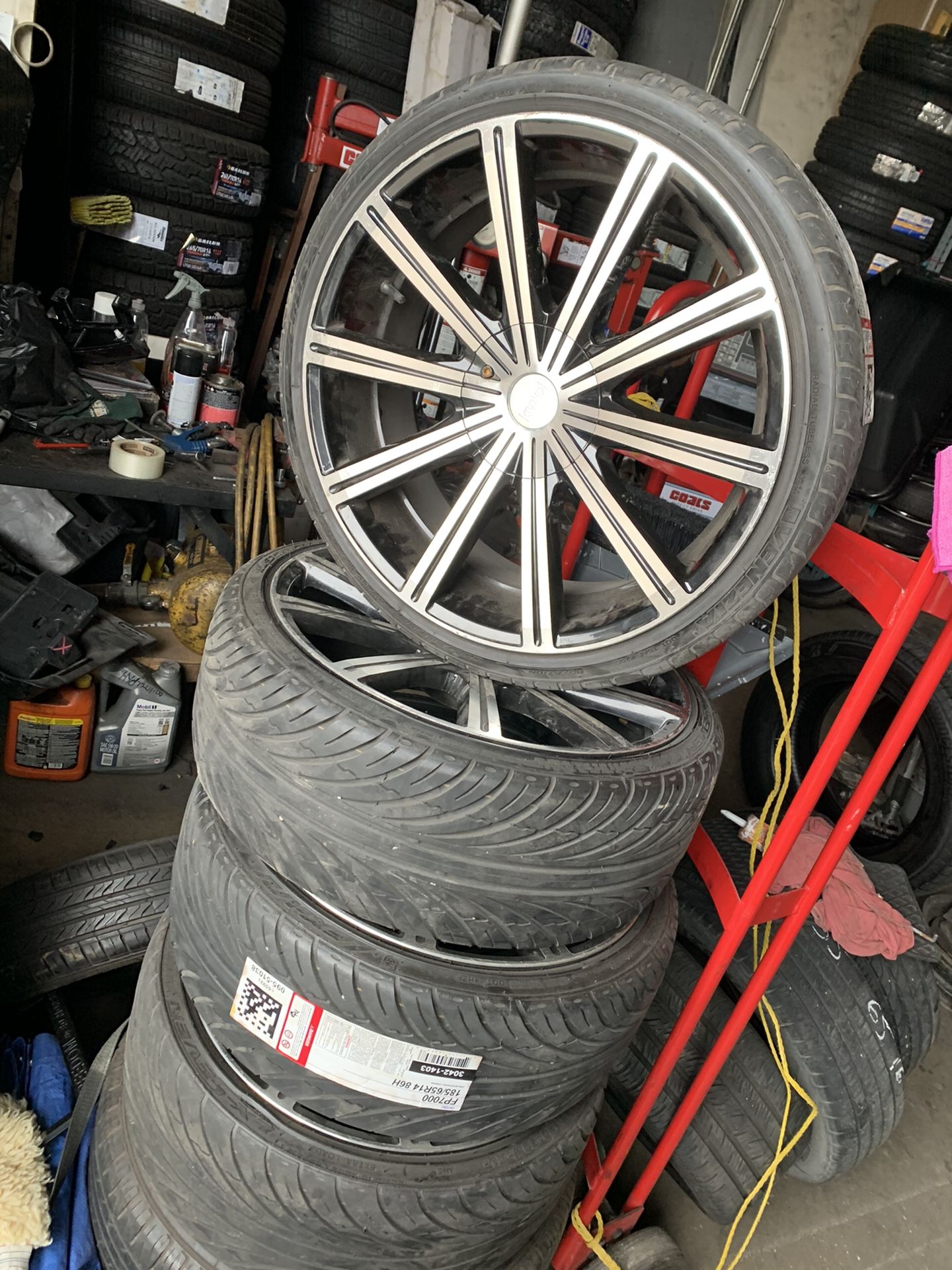 20 inch rims 5 lug best offer takes!! for Sale in Duncanville, TX - OfferUp