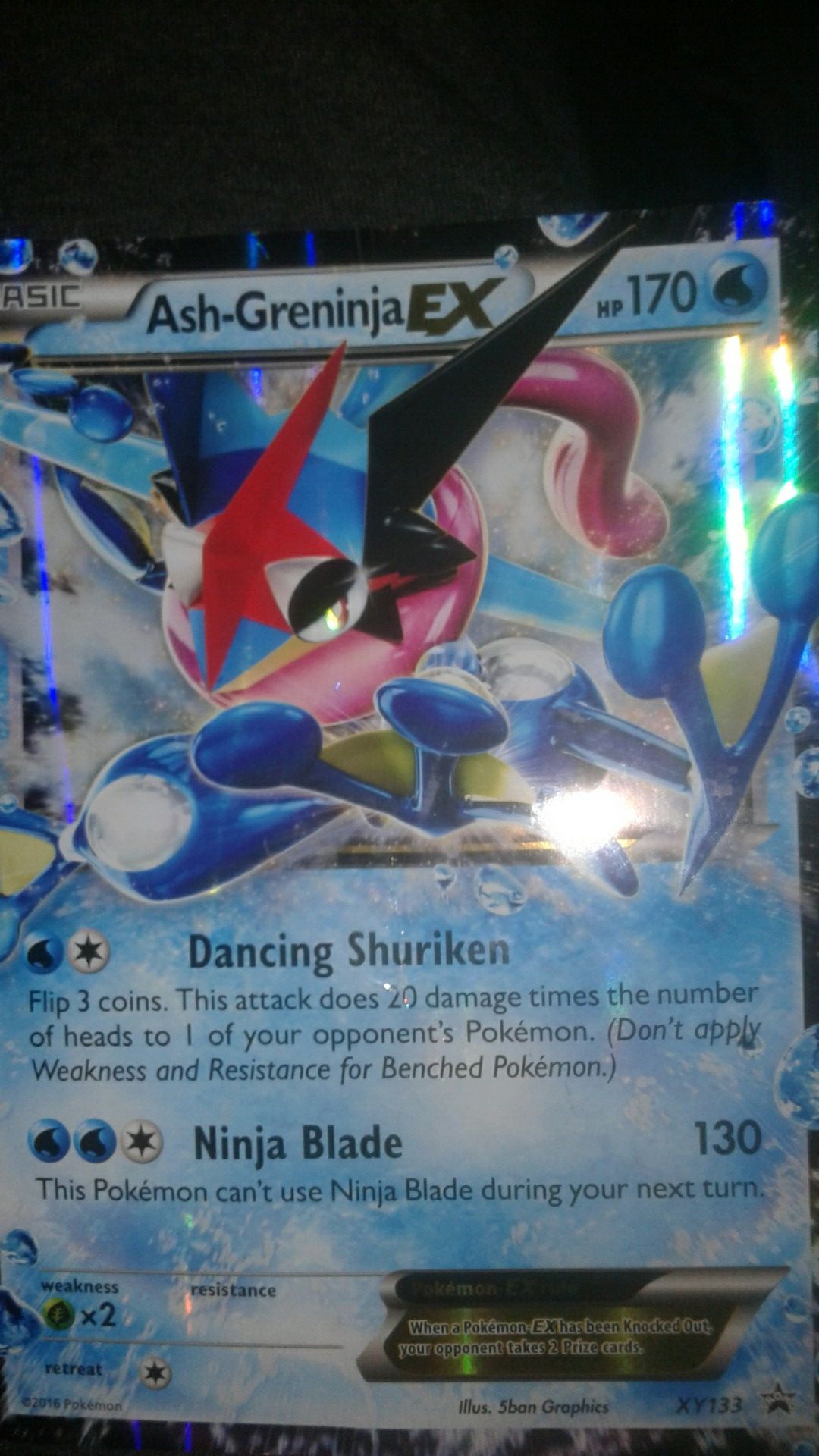 Greninja Ex Pokemon Card