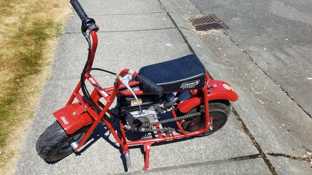 Coleman mini bike CT100U for Sale in Everett, WA - OfferUp