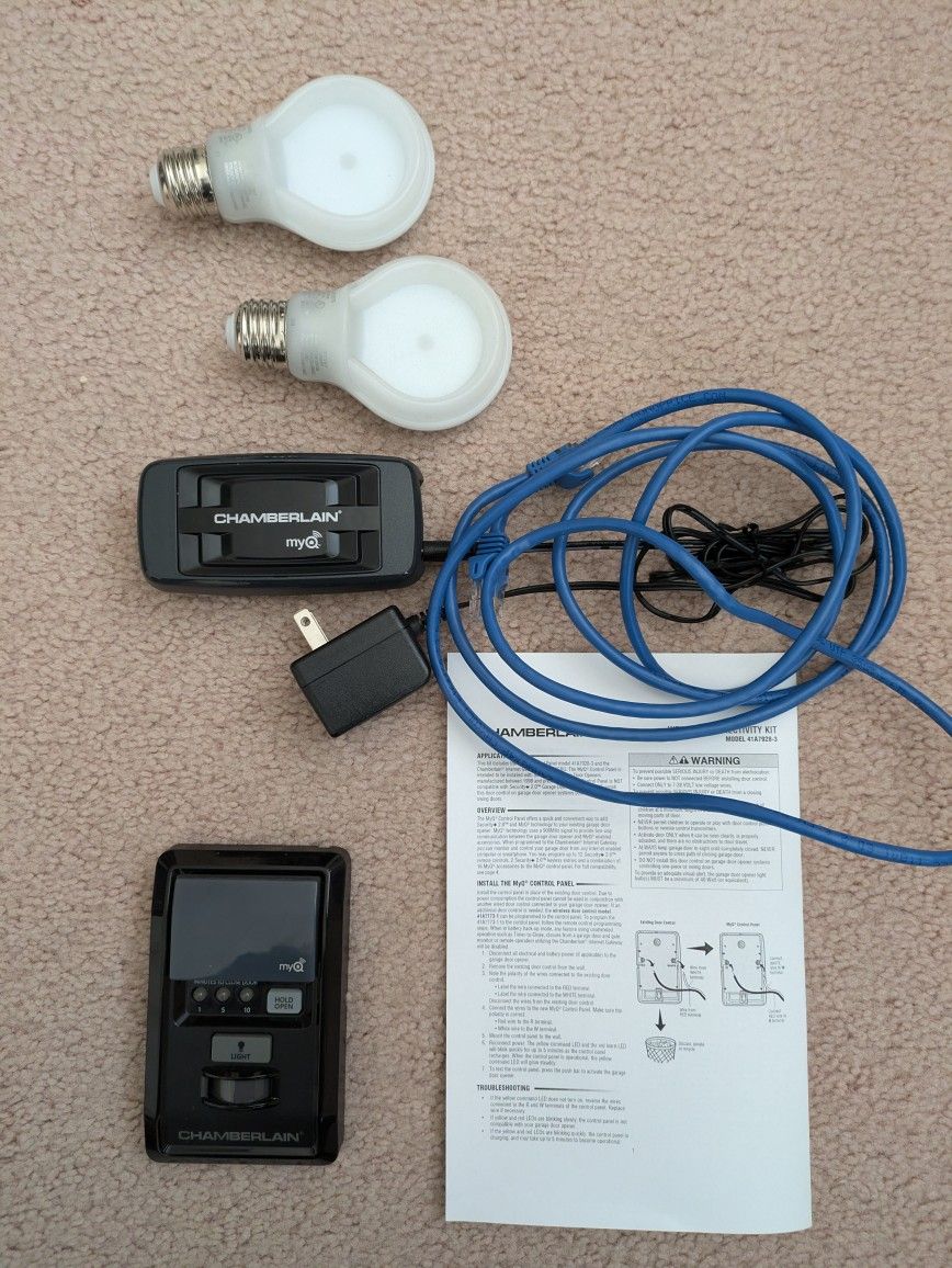 FREE Chamberlain MyQ Control Panel and Internet Gateway Add-on for Sale ...