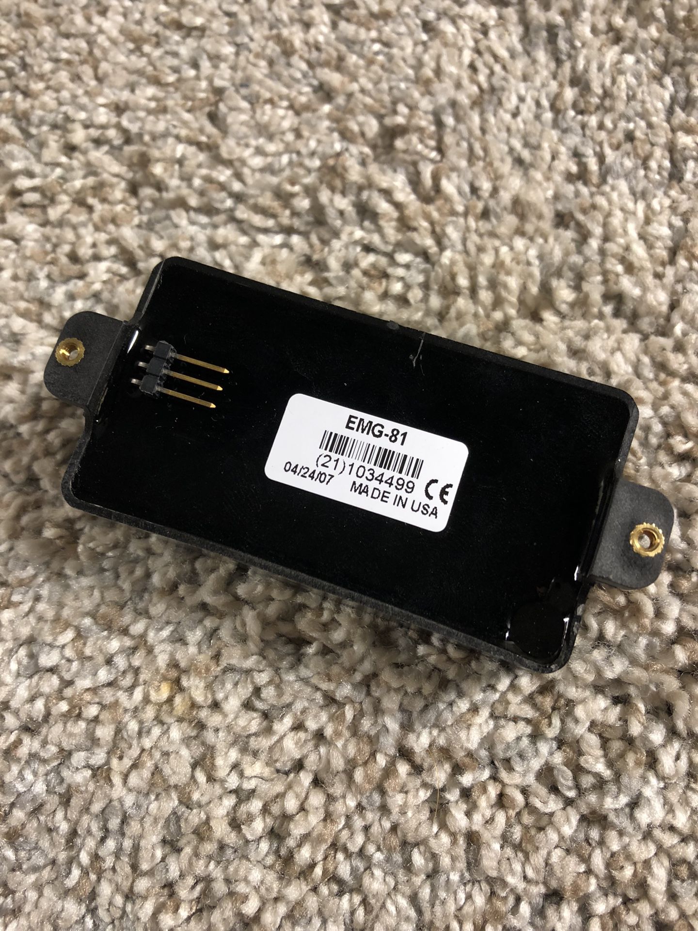 Emg 81 Pickup Wiring
