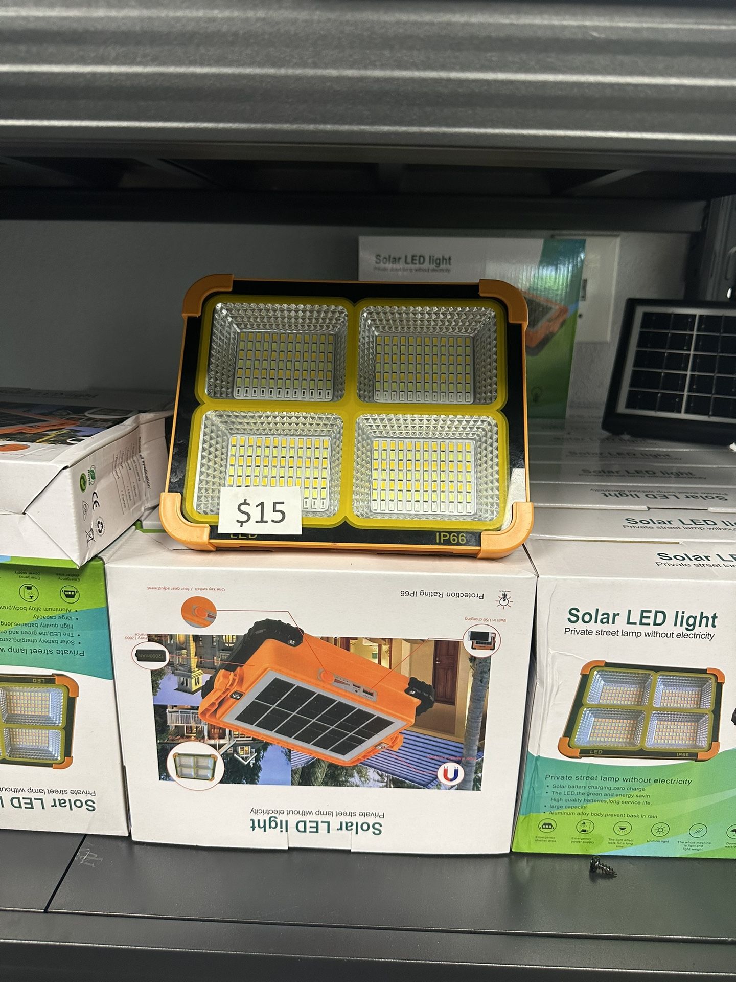 Portable LED Work Solar Light 100W 16500mAh 10000 LM with Stepless ...