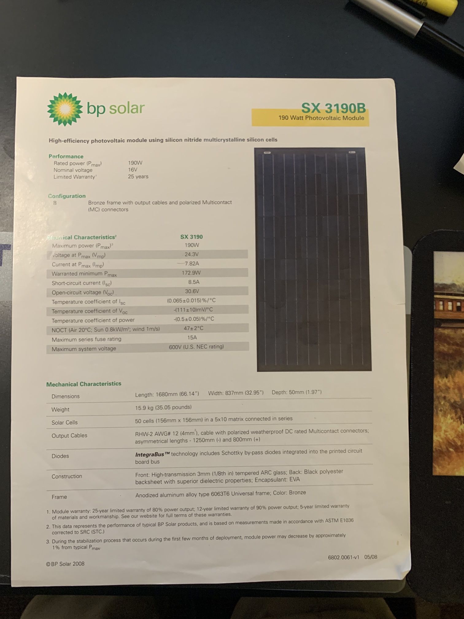 BP 190 Watt Solar Panels for Sale in Fontana, CA - OfferUp