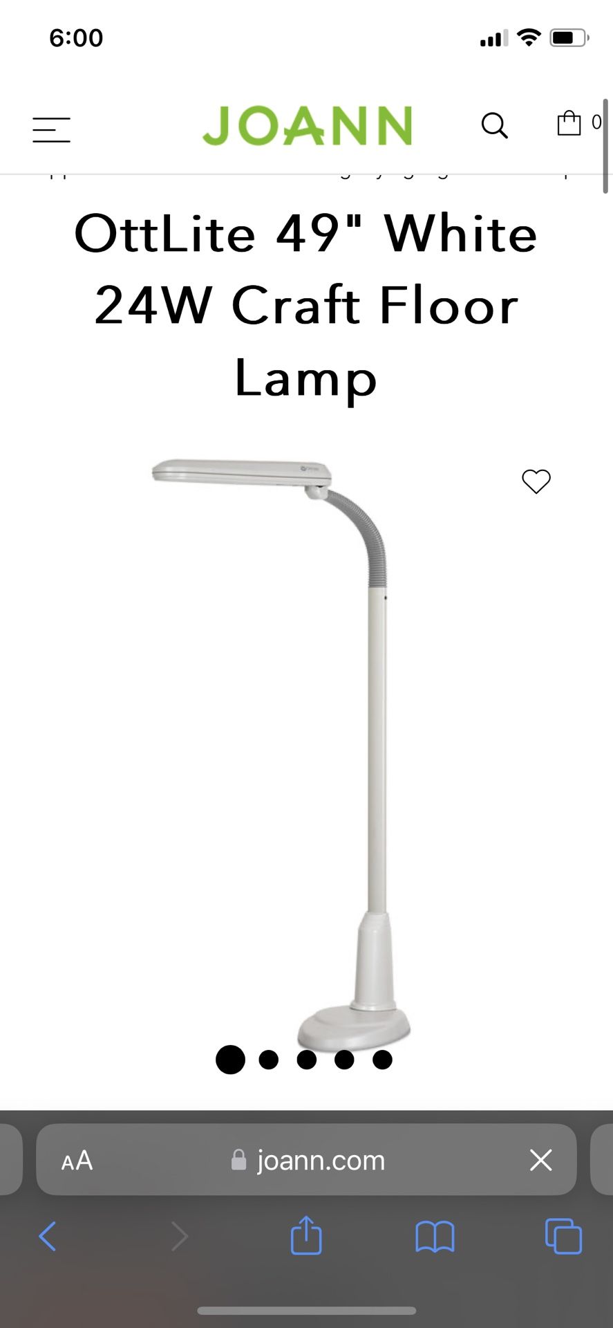 OttLite 24W Craft Plus Floor Lamp for Sale in Seattle, WA - OfferUp