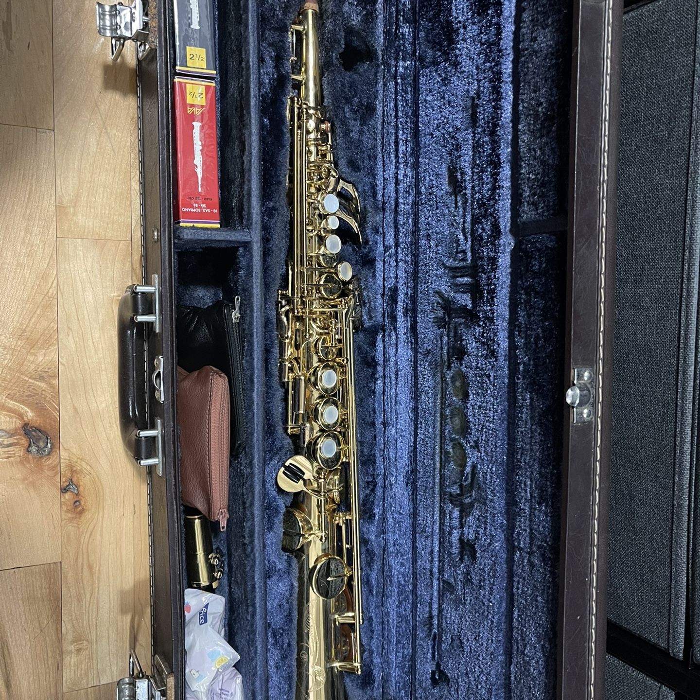 Purple Soprano Saxophone