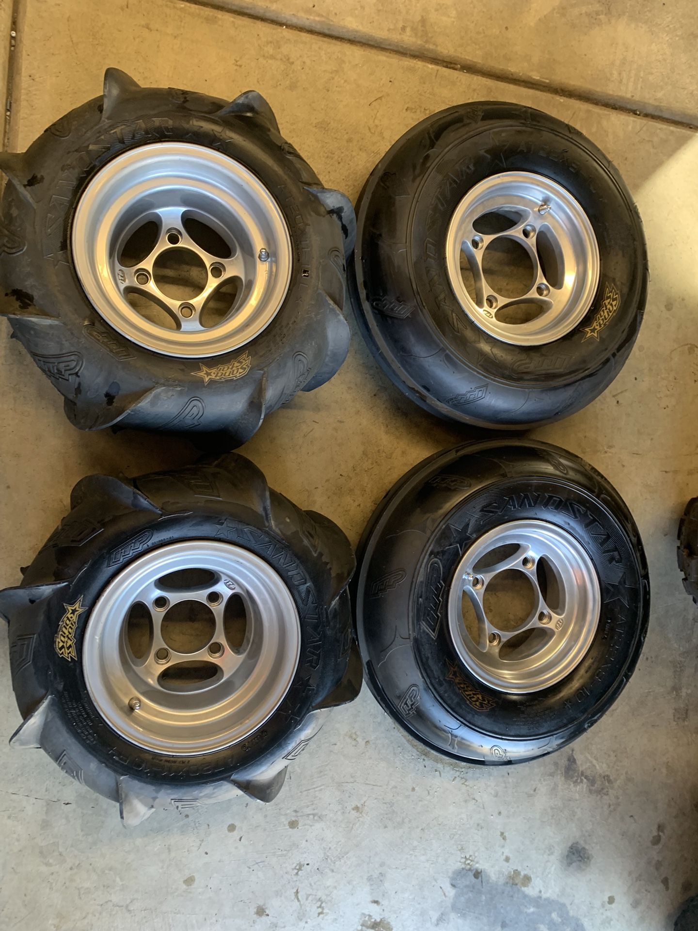 ITP Sand Star Paddle / Razor Tires And Wheels for Sale in Beaumont, CA ...