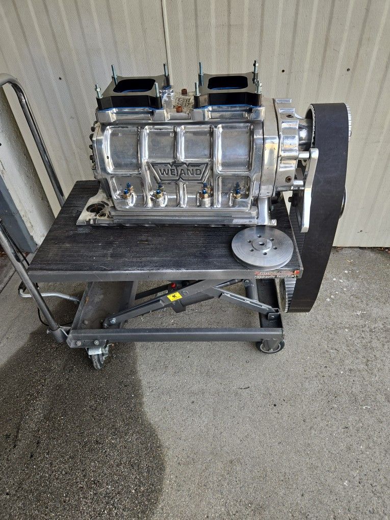 Polished Weiand Bbc 671 Blower Setup for Sale in Long Beach, CA - OfferUp