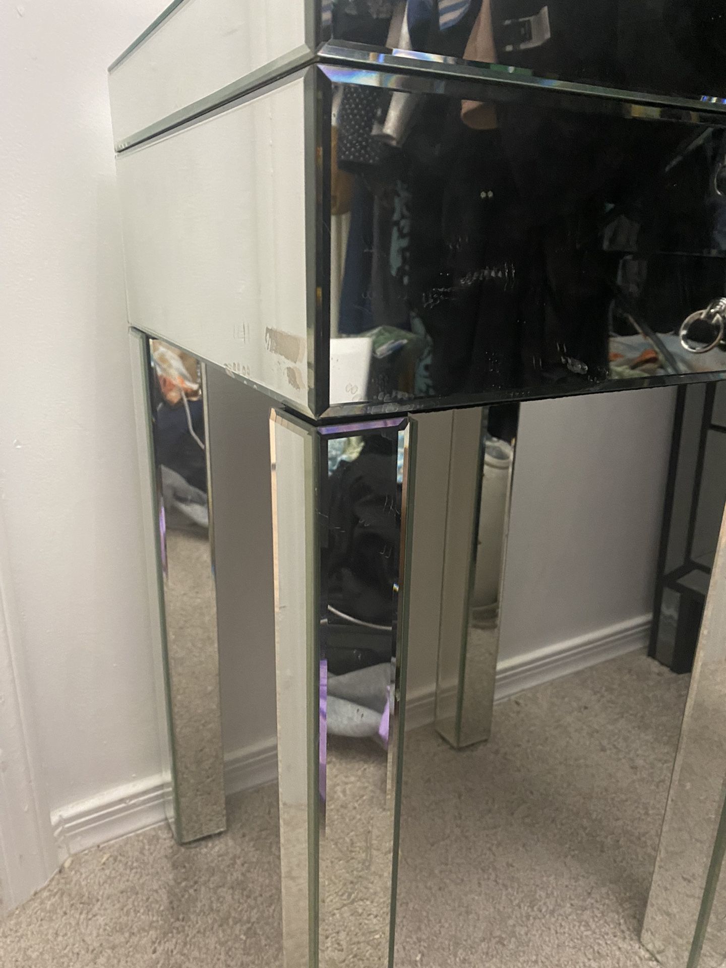 Two Glass Night Stand/Tables for Sale in Phoenix, AZ - OfferUp