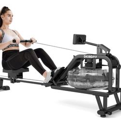 JOROTO MR23 Water Rowing Machine For Home Use, 300 Lbs MAX
