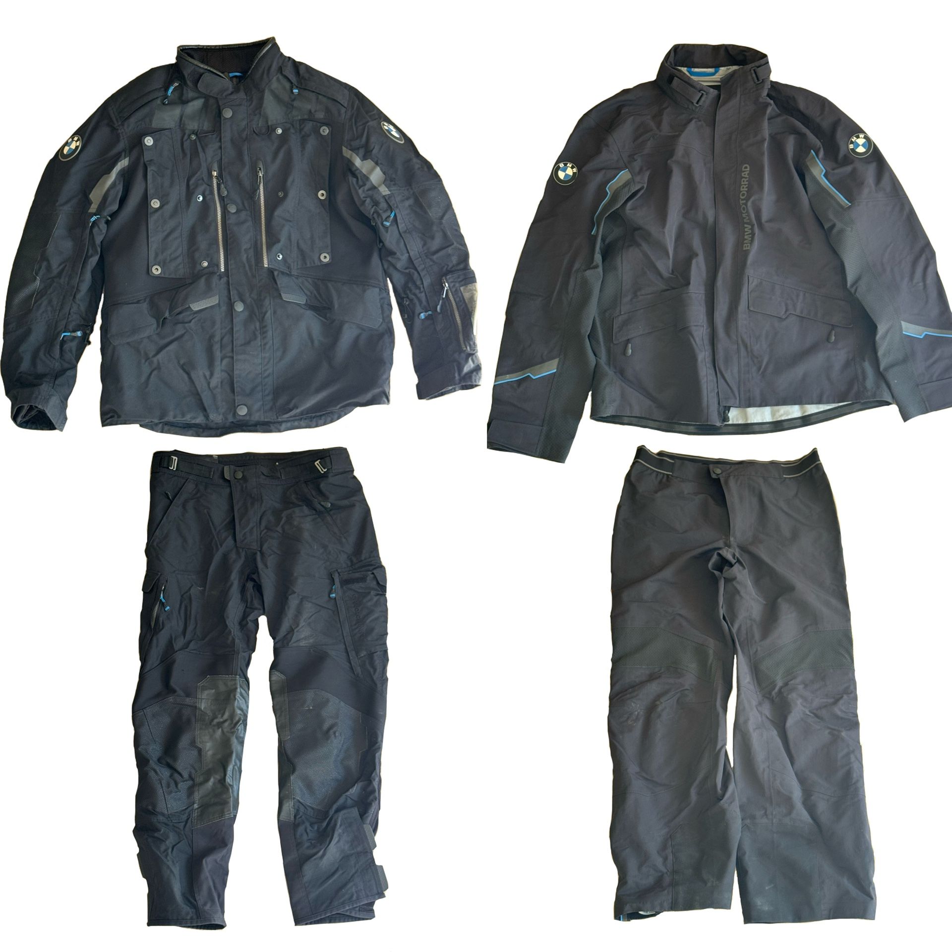 4 Piece Set BMW Motorrad Rallye Pro Motorcycle Racing Jacket & Pant ...