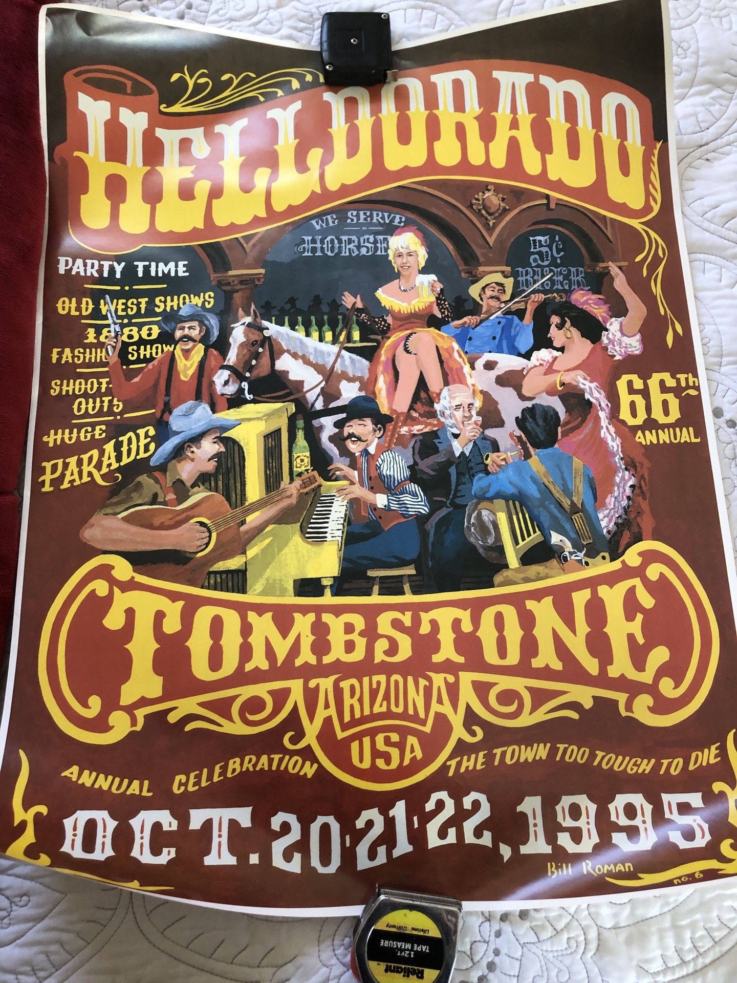 Tombstone Arizona Helldorado Posters by Bill Roman for Sale in Monrovia ...