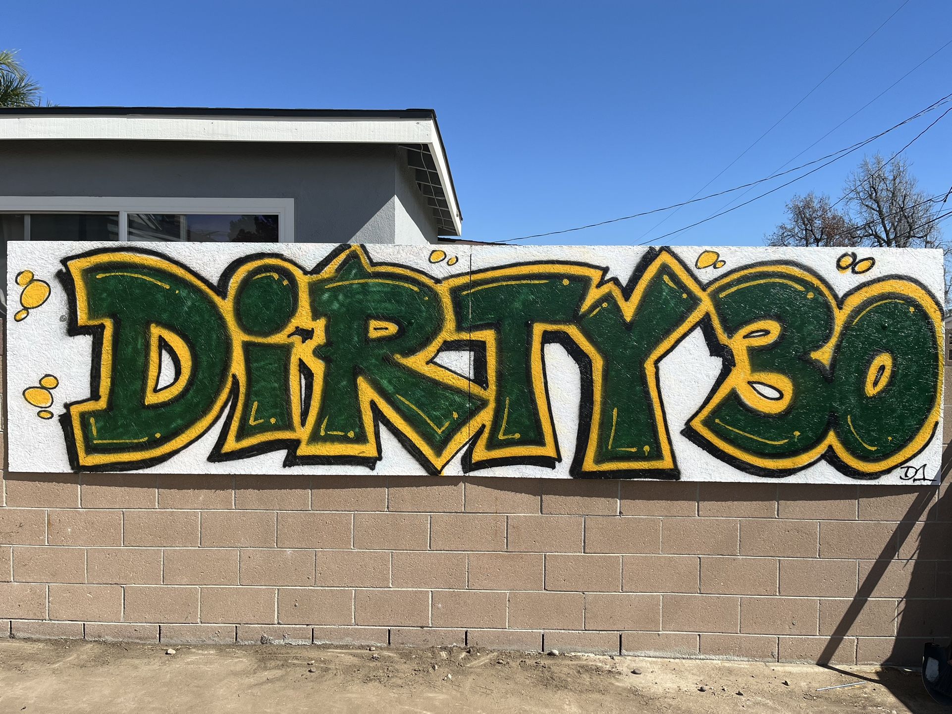Dirty 30 Graffiti Sign for Sale in Ontario, CA - OfferUp