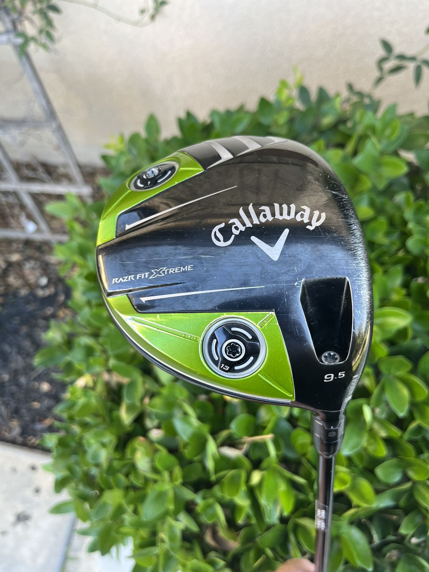 EXCELLENT CALLAWAY RAZR FIT XTREME GOLF DRIVER 9.5 ADJUSTABLE LOFT W ...