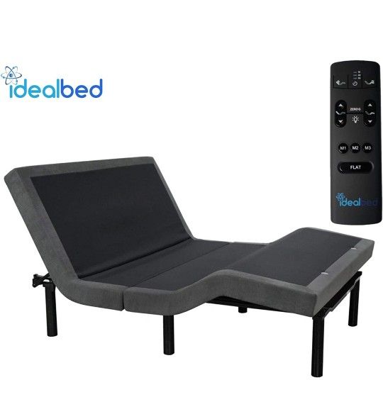 iDealBed 5i Custom Adjustable Bed Base, Wall Hugger, Massage, Zero ...