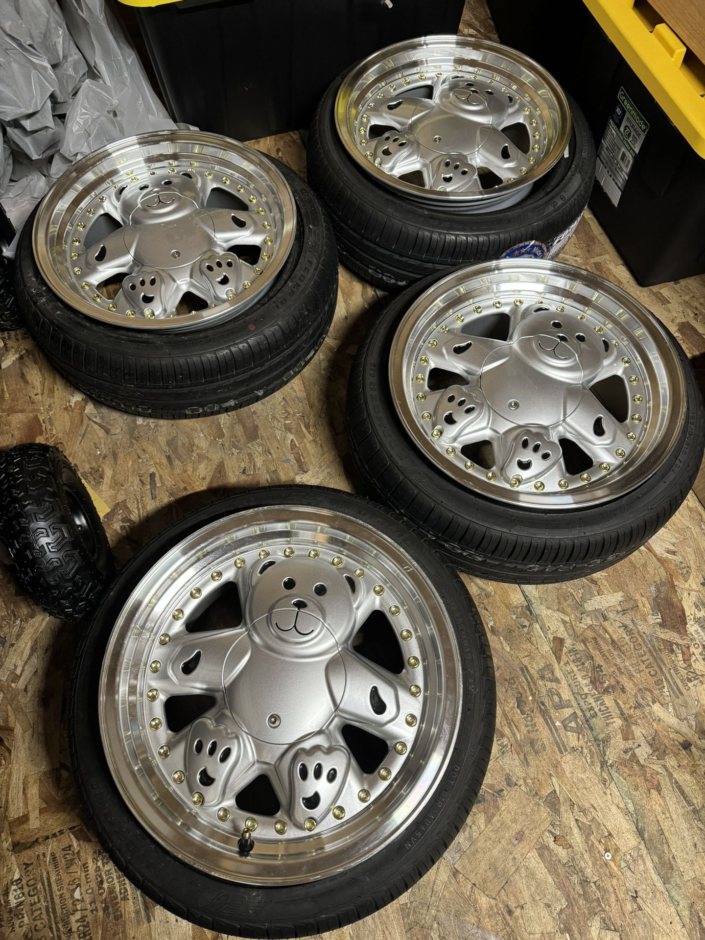 Teddy Bear Wheels 15x8 for Sale in Edmonds, WA - OfferUp