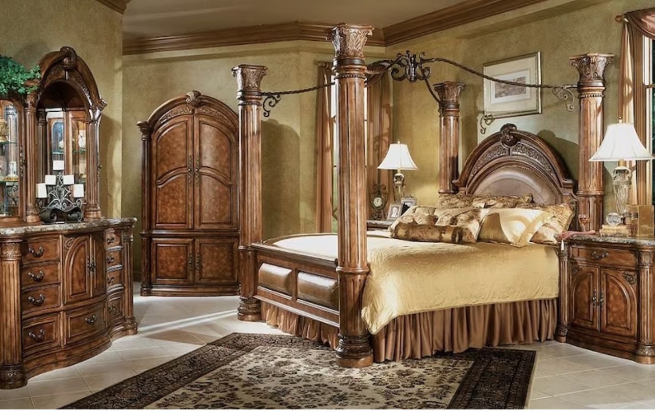 Aico Monte Carlo King Bedroom Set Furniture