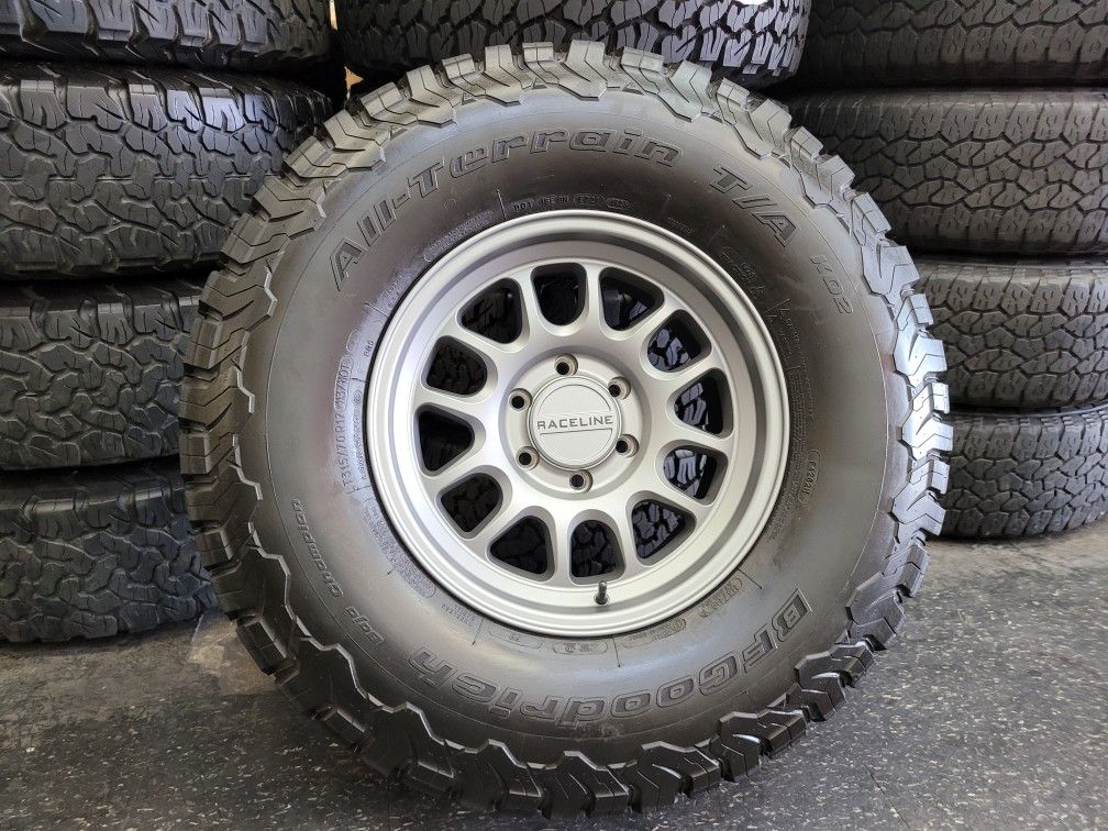 17" Raceline Rogue wheels/rims 35" BfGoodrich T/A KO2 tires for Sale in ...