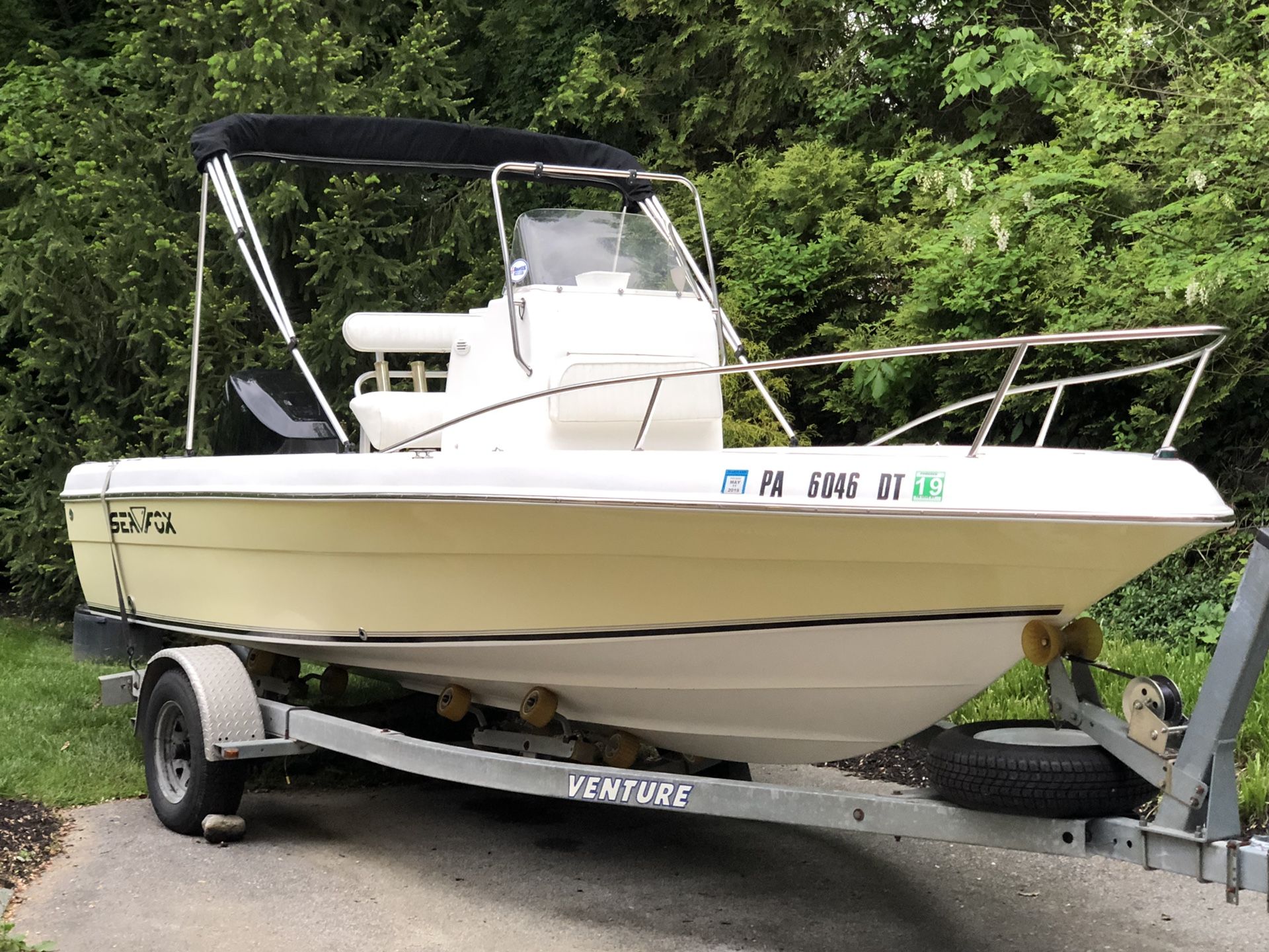 2004 sea fox 197 center console fishing boat excellent condition for ...