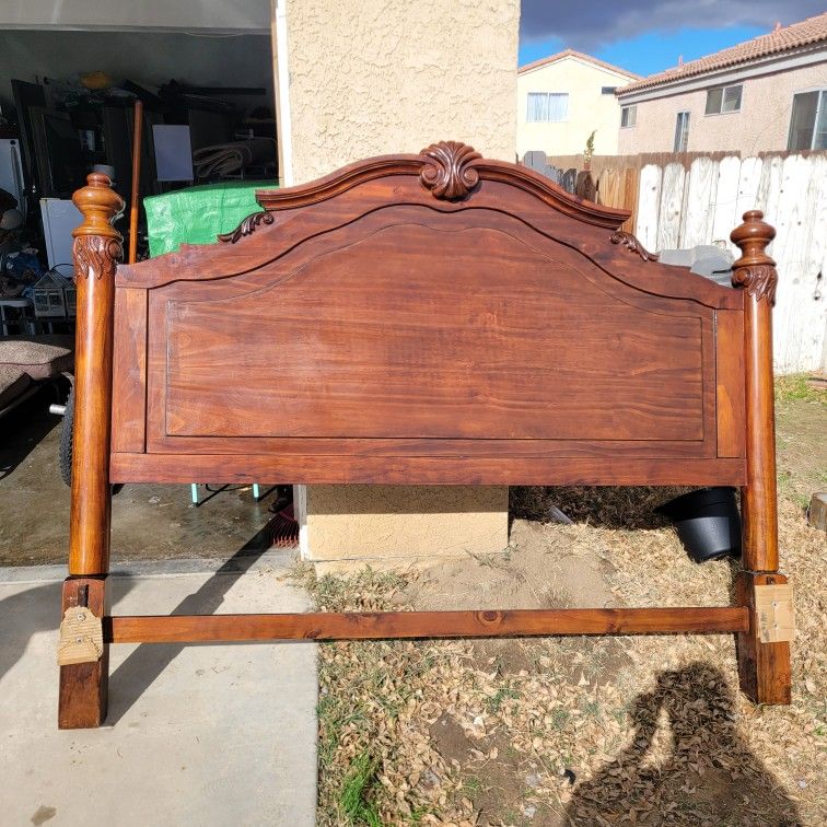 Wood Backboard For A Queen Or King Bed for Sale in Lancaster, CA - OfferUp