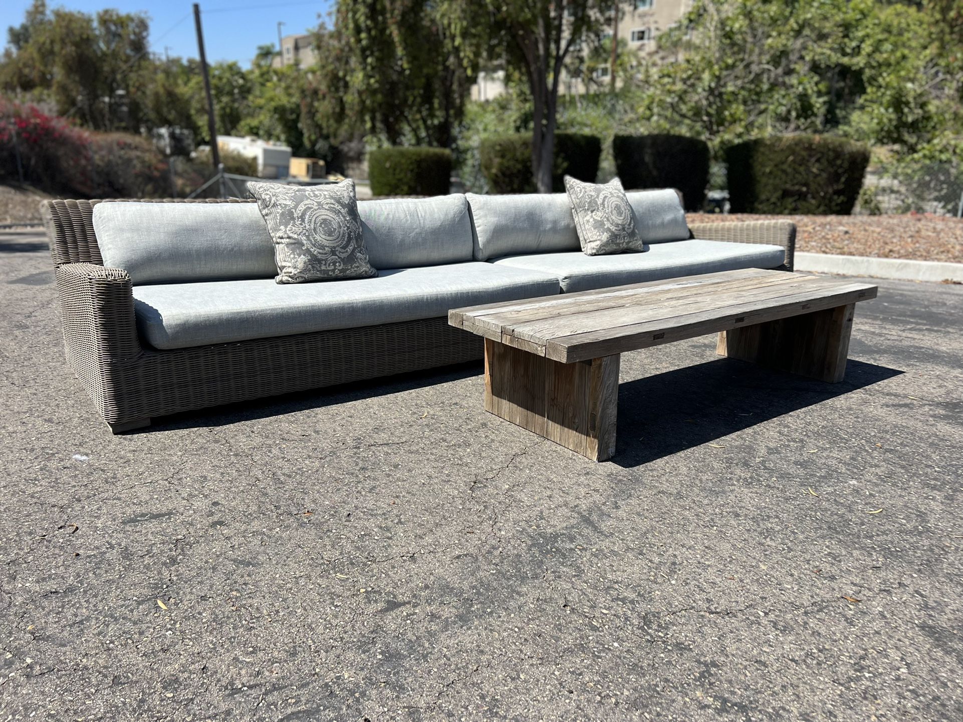 RH Outdoor Sofa & Coffee Table for Sale in San Diego, CA - OfferUp