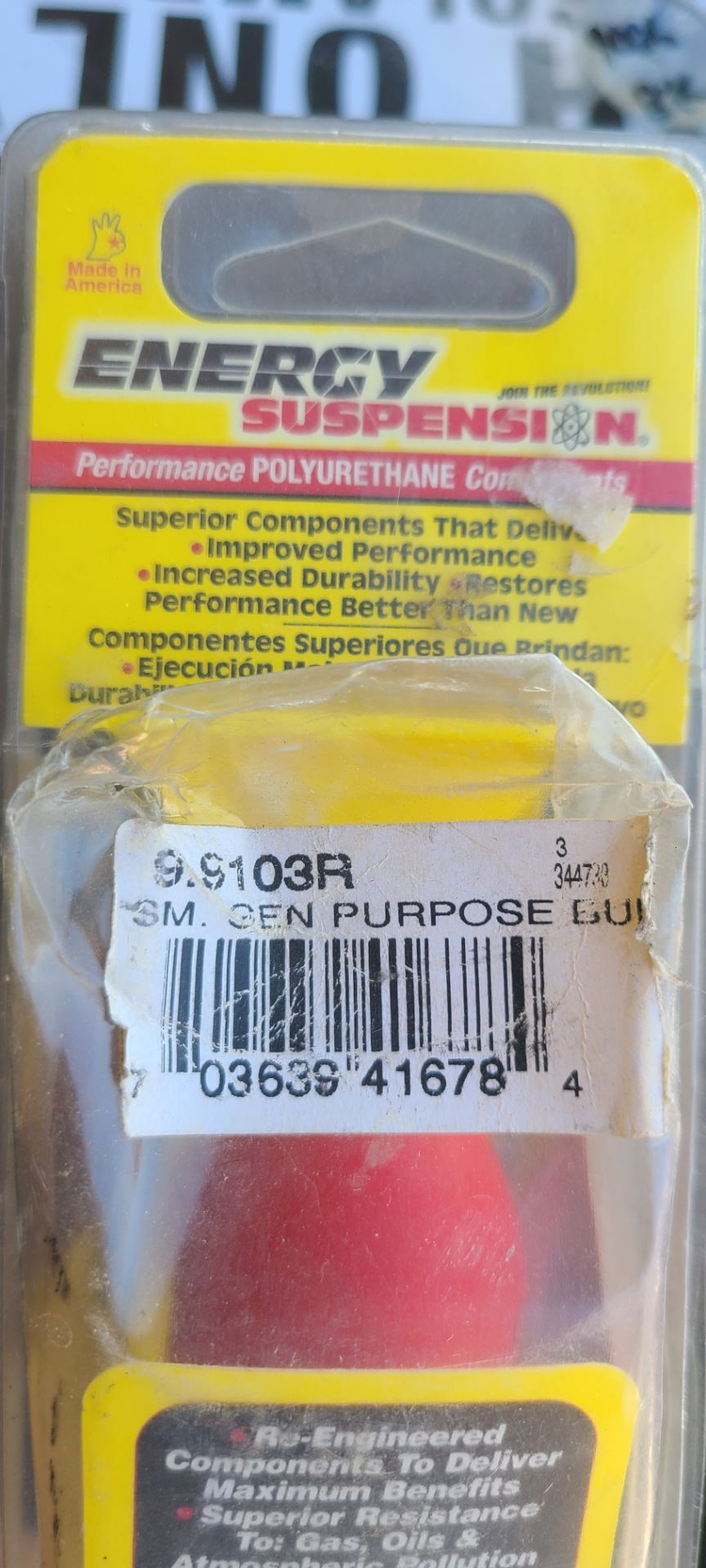 Energy suspension poly bumper New, only 1 for Sale in Victorville, CA ...
