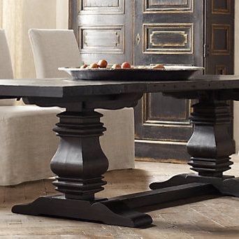 SALVAGED WOOD TRESTLE RECTANGULAR EXTENSION DINING TABLE for Sale in Kissimmee FL OfferUp