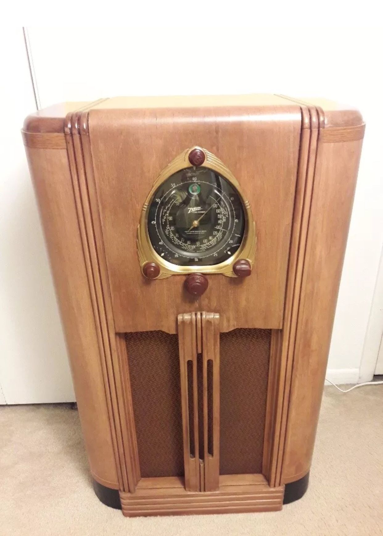 Antique old tube zenith radio 7s258 - restored for Sale in Elmwood Park ...
