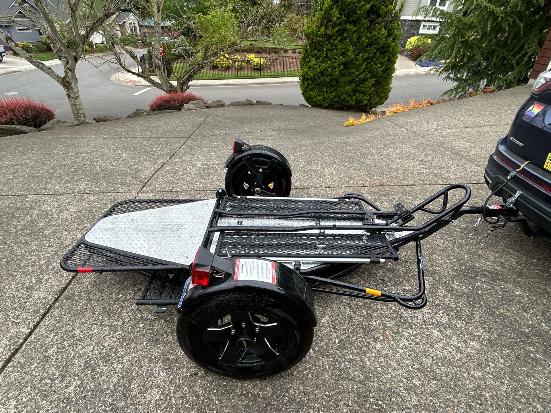 2017 Kendon single rail ride-up motorcycle trailer for Sale in Salem ...