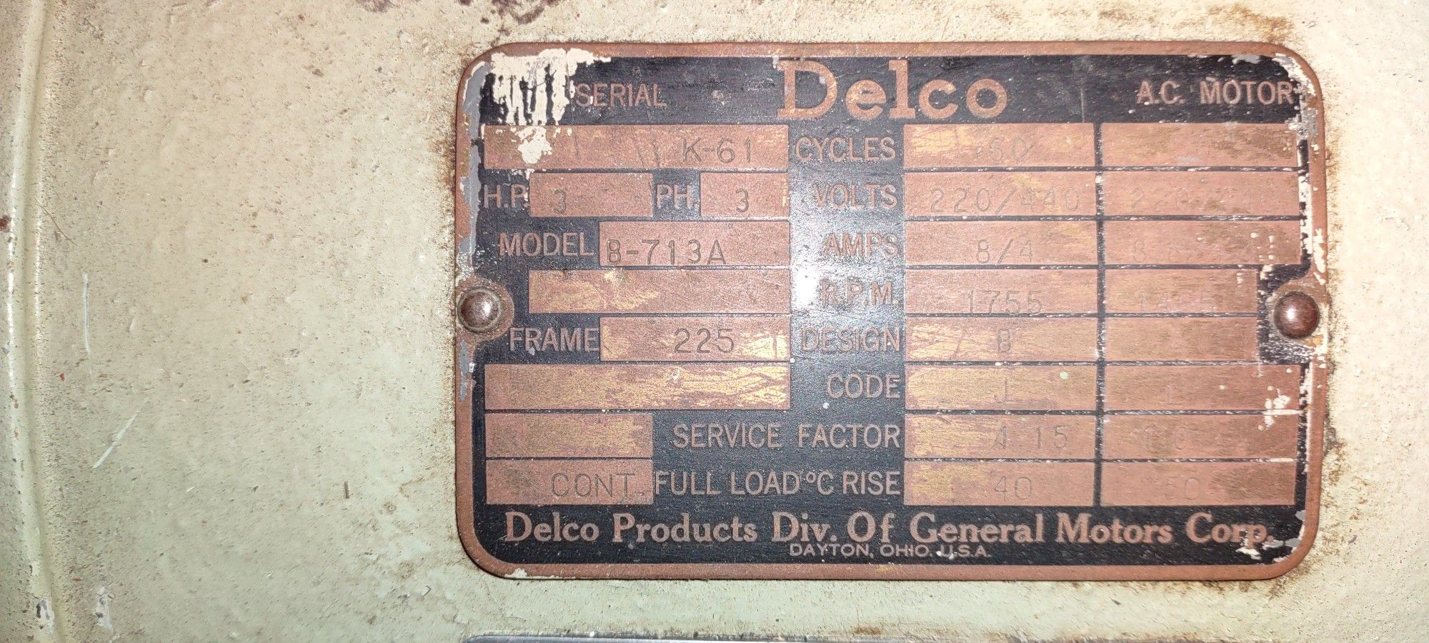 Vintage Delco Electric Motor.. for Sale in Fort Lauderdale, FL - OfferUp