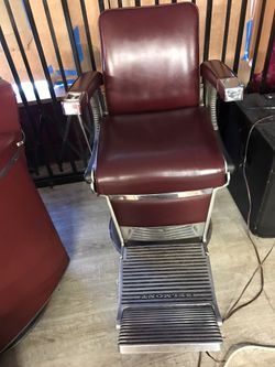 3 Loken Barber Chairs 1 Belmont Chair 1 Long Waiting Bench 6 Mirror 4 ...
