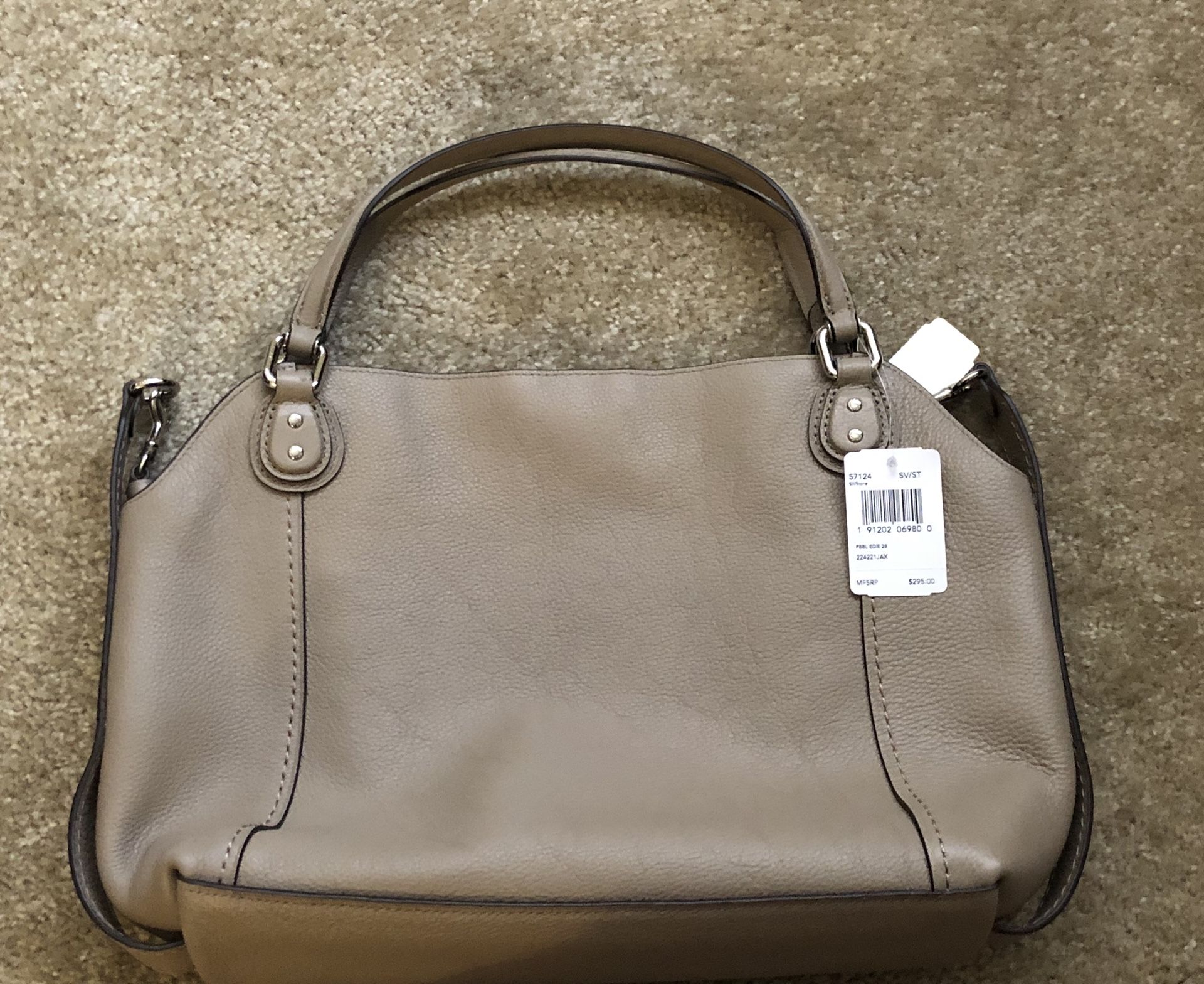 Authentic NWT COACH Pbbl Edie 28 / 224221 JAX Messenger - Shoulder Bag ...