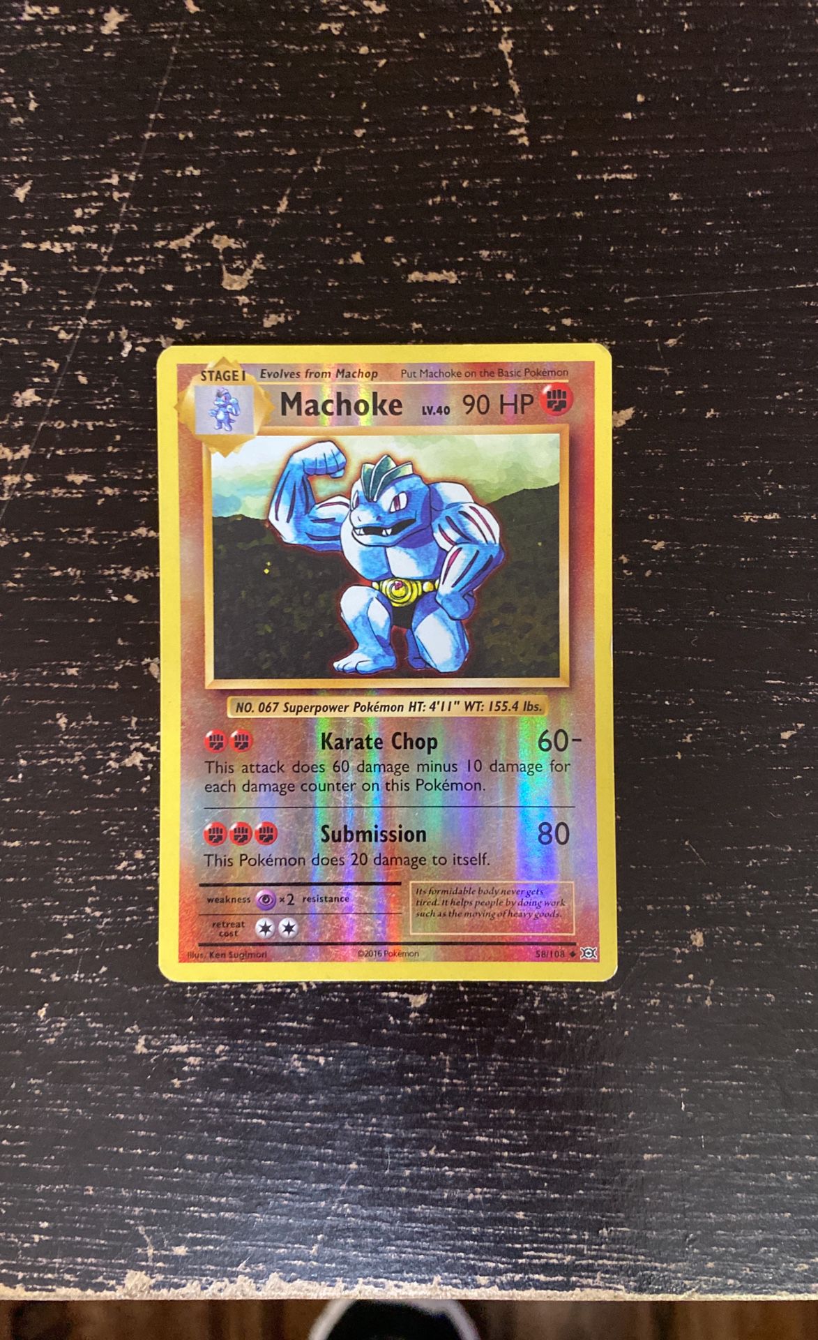 Machoke Card