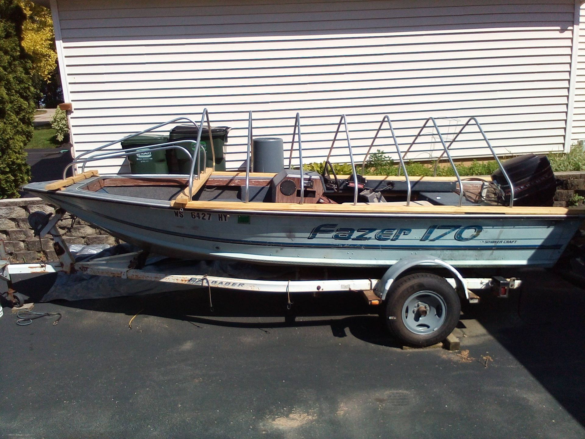 17 foot smoker craft aluminum boat Motor And Trailer Included! for Sale ...