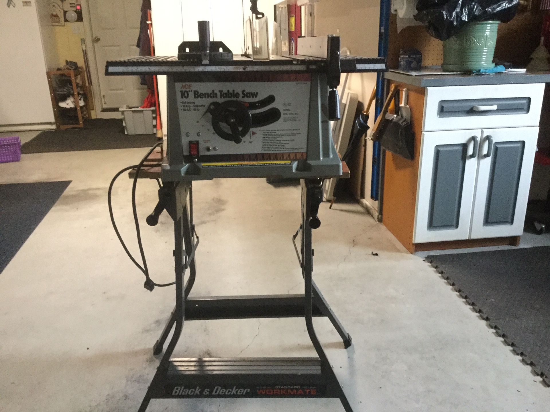 Ace 10” Bench Table Saw for Sale in Gig Harbor, WA - OfferUp