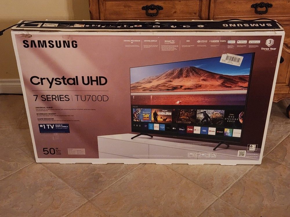 Samsung 50" Crystal UHD 7 Series TU700D TV for Sale in Riverside County ...