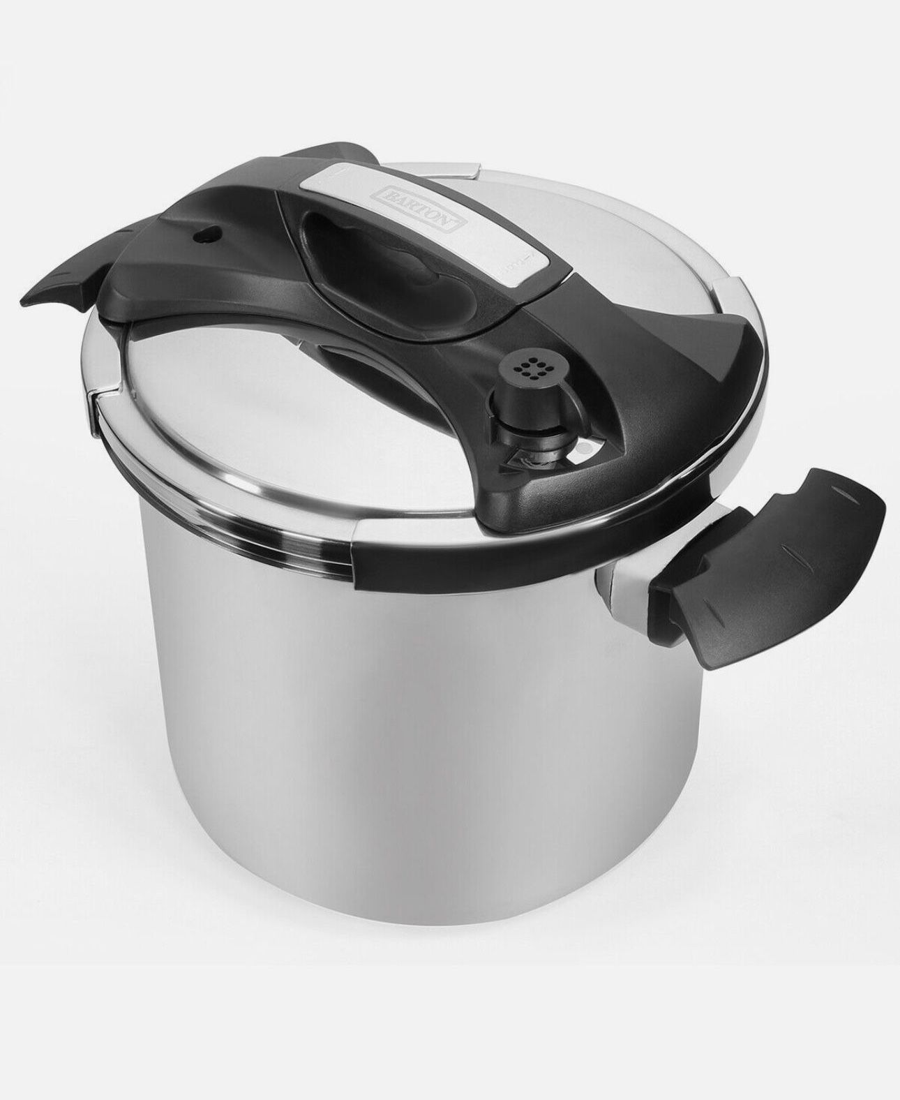 Barton 8.5Quart Stainless Steel Pressure Cooker Stovetop Easy-Lock Lid ...