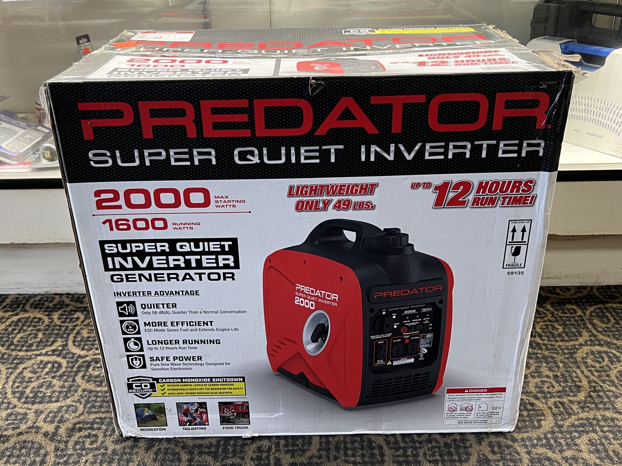 Predator 2000 Super Quiet Inverter Generator for Sale in Los Angeles ...