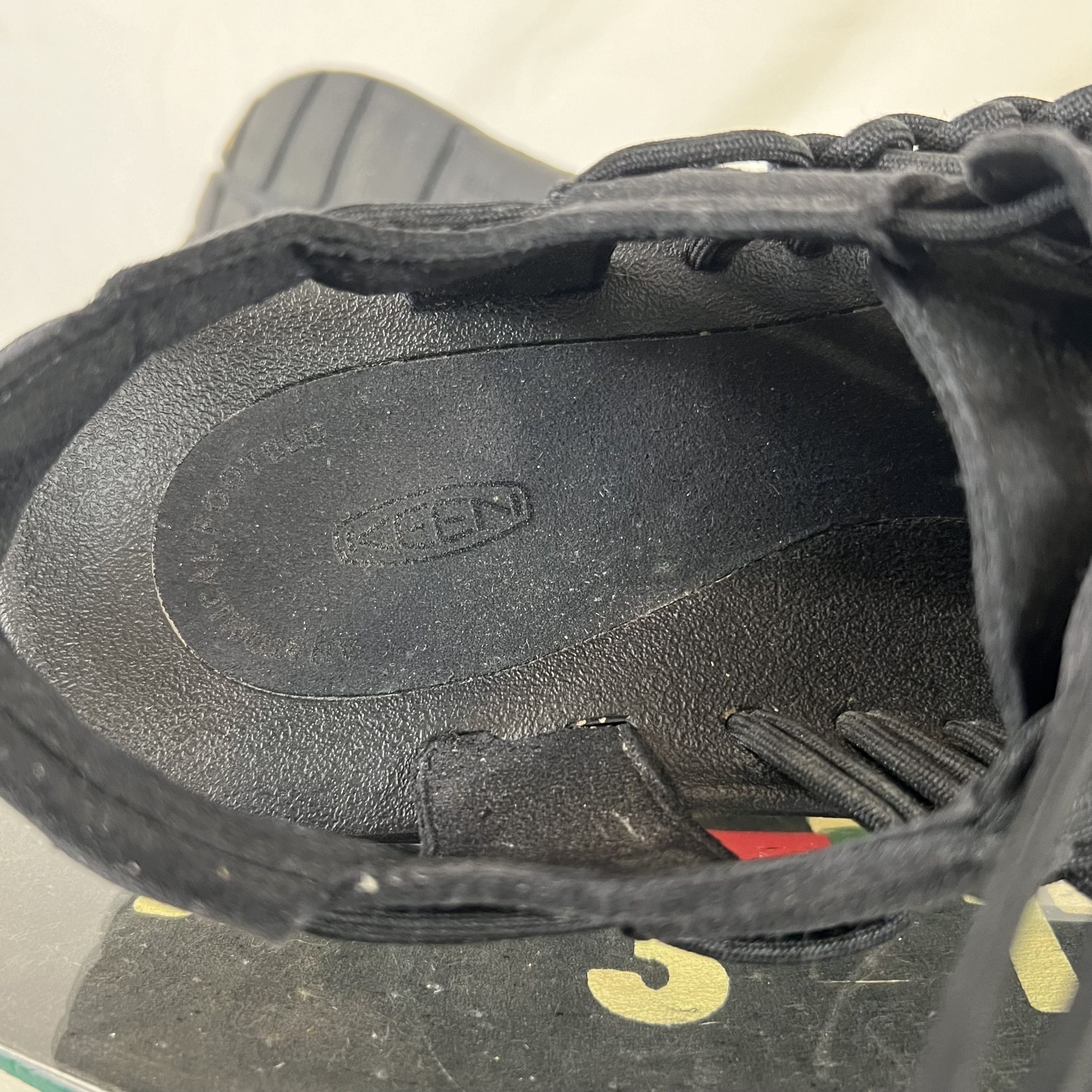 KEEN Uneek Black Paracord Braided Drawstring Hiking Sandals 1014097 Men ...