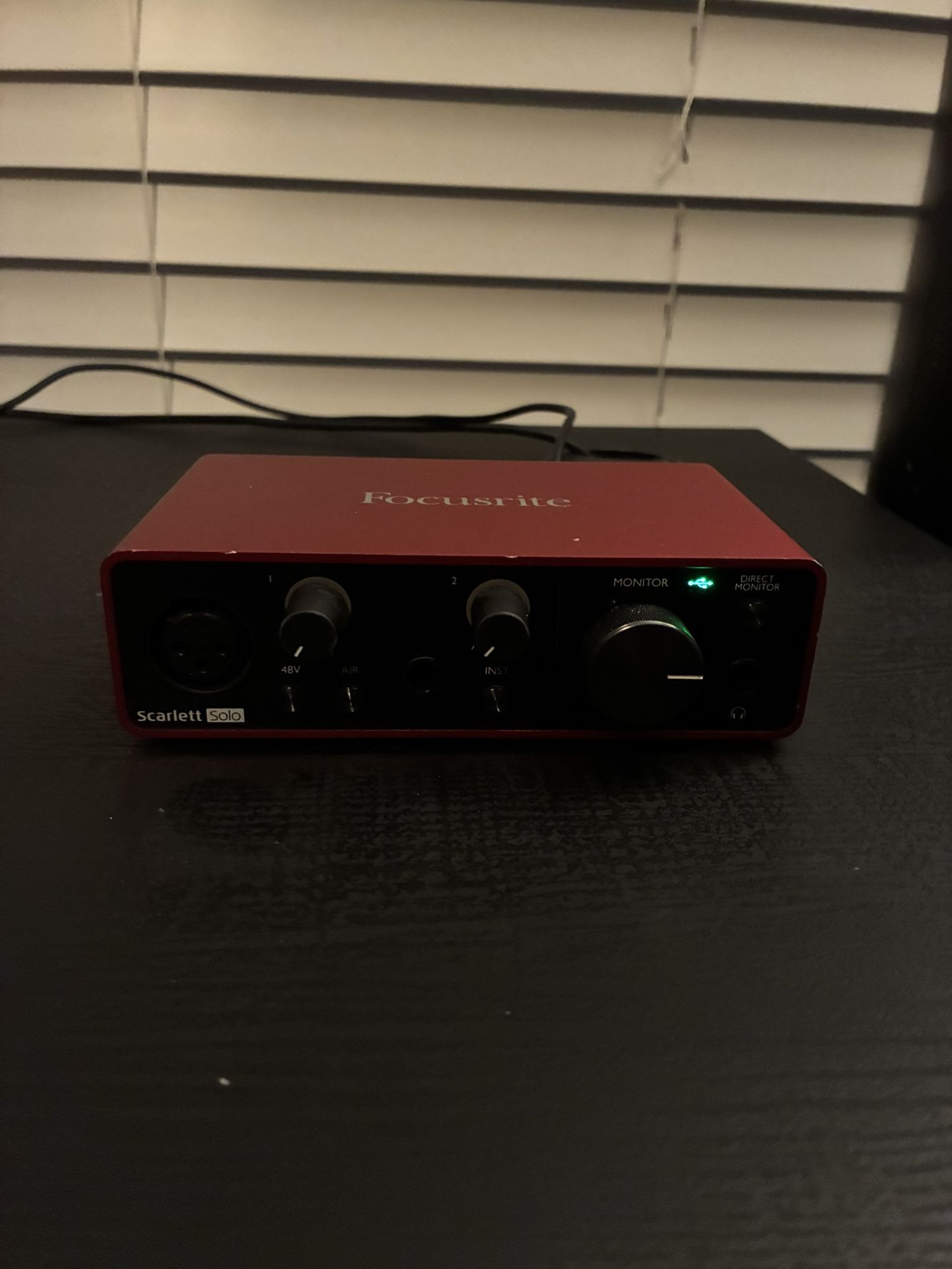 Focusrite Scarlett Audio Interface solo 3rd Gen for Sale in San Antonio ...