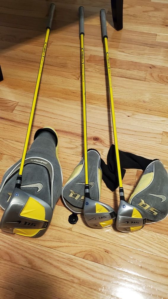 Nike SQ2 Sumo Driver, 3, 5 Wood + Slingshot OSS Irons Set for Sale in ...