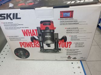 SKIL 14 AMP PLUNGE & FIXED BASED DIGITAL CORDED ROUTER for Sale in ...