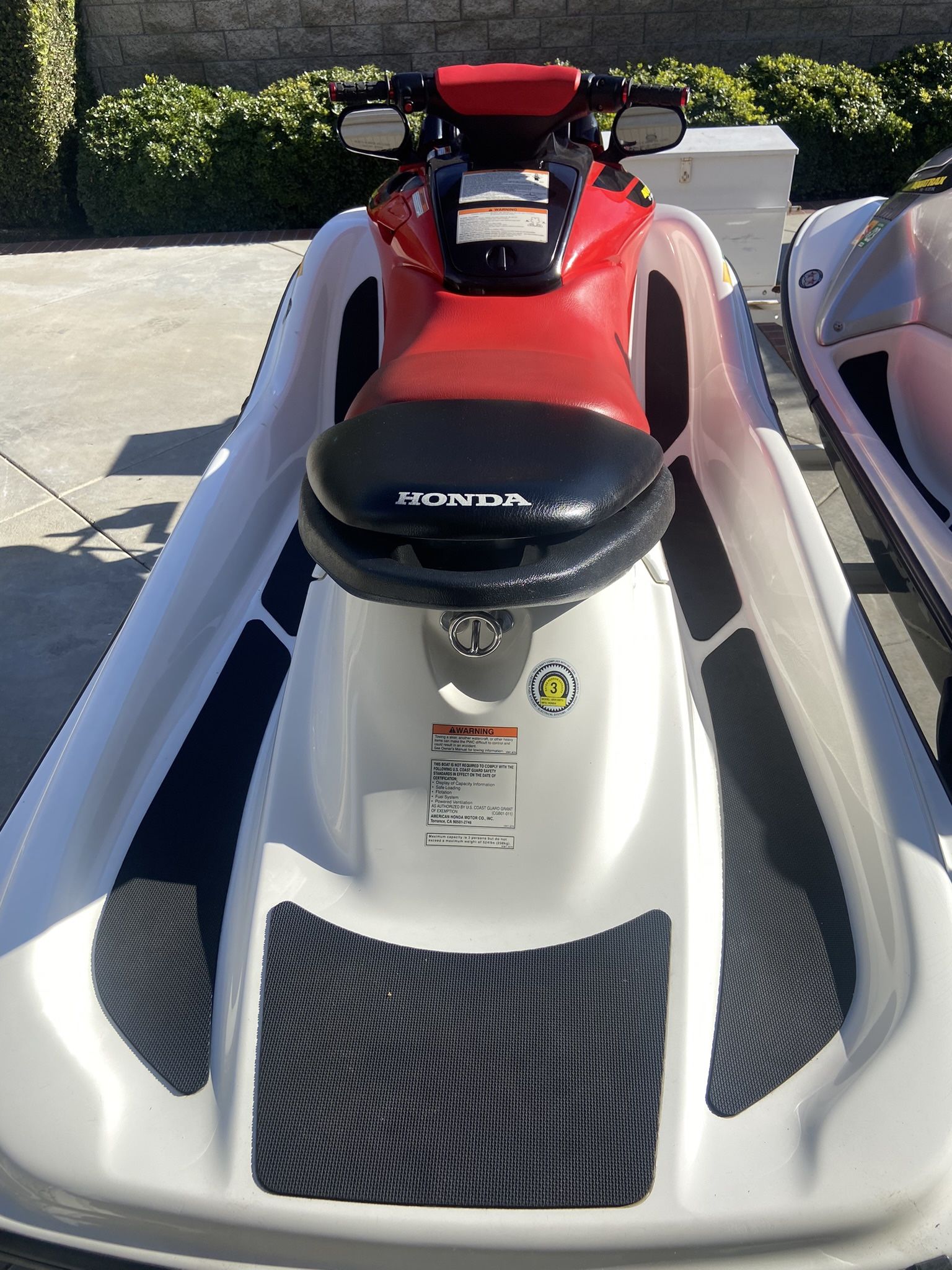 Honda Aquatrax Turbo 1200 PWC Watercraft 4 Stroke Seadoo Jetski 2 Seat ...