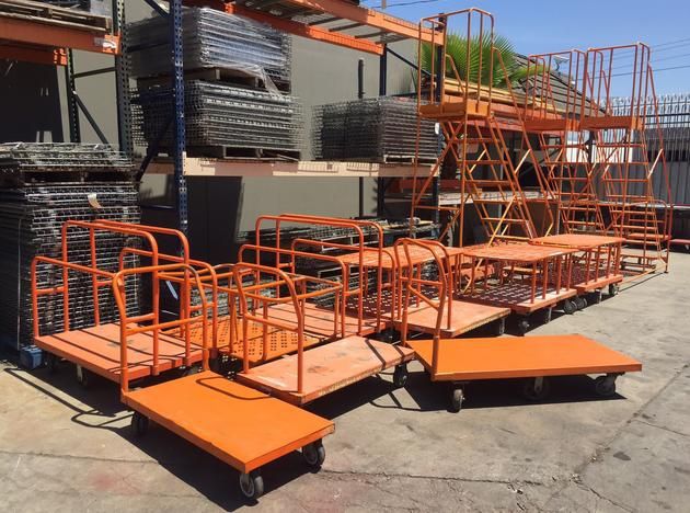 Utility Cart Single Platform - Double Platform - Lumber Carts- Flat ...
