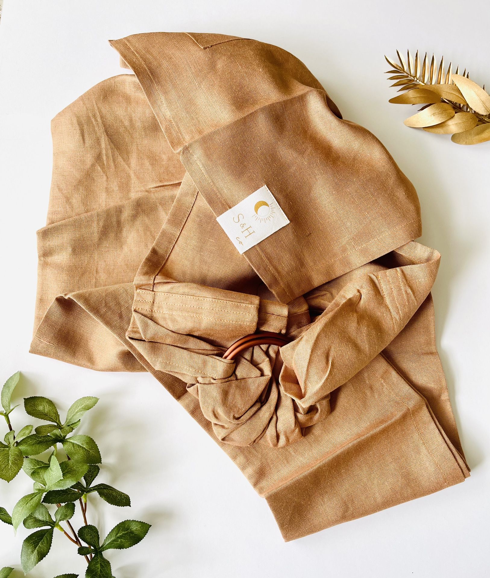 S&H Organic Bamboo Linen Baby Wrap for Sale in Edgewood, WA - OfferUp