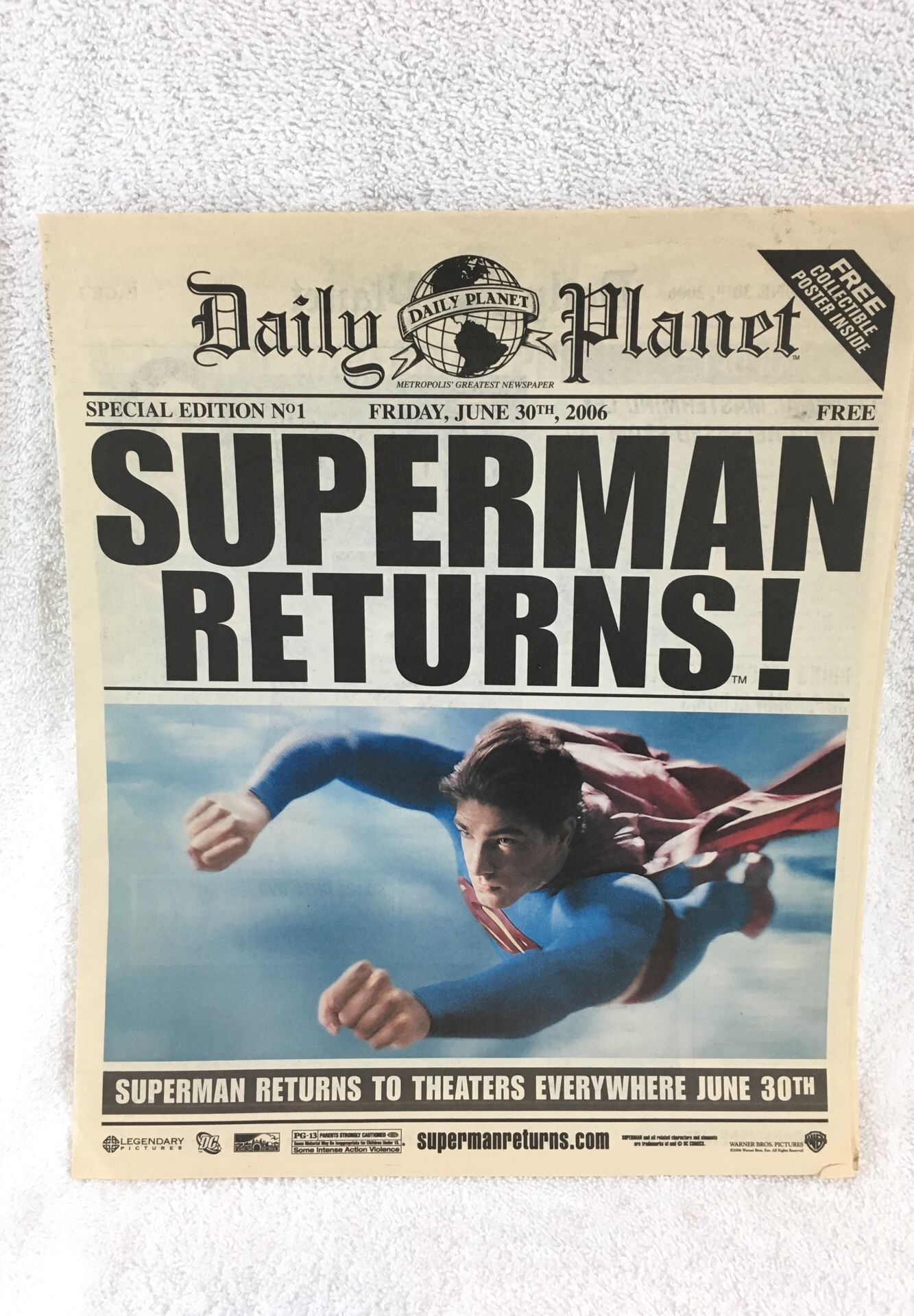 Daily Planet Newspaper Logo Superman